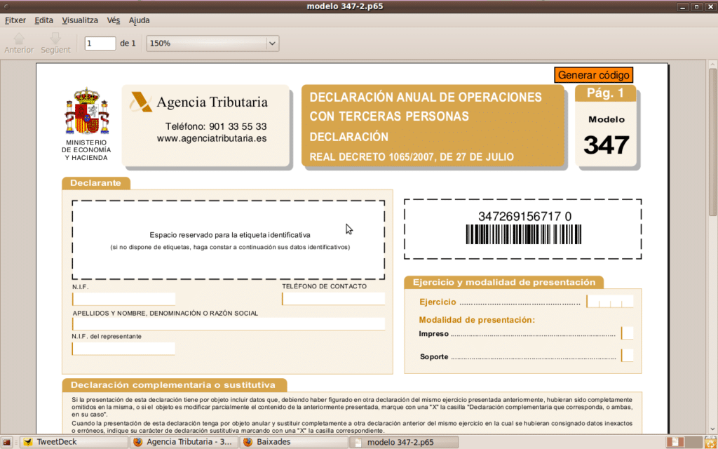 La presentación del modelo 347, todo lo que debes saber - Luis Gestoria